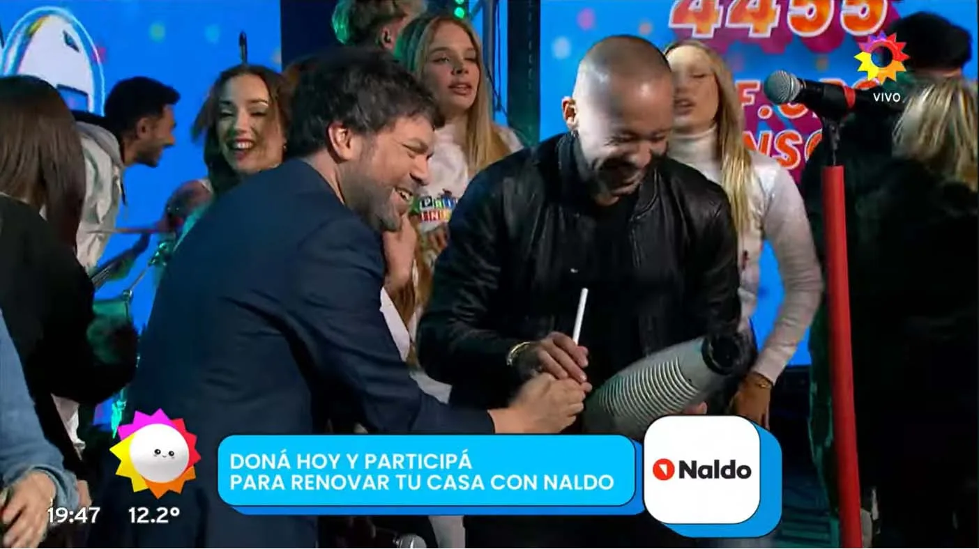 Naldo, protagonista solidario en Un Sol para los Chicos 2025