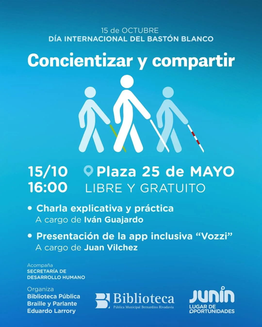 Actividad especial por el Día del Bastón Blanco